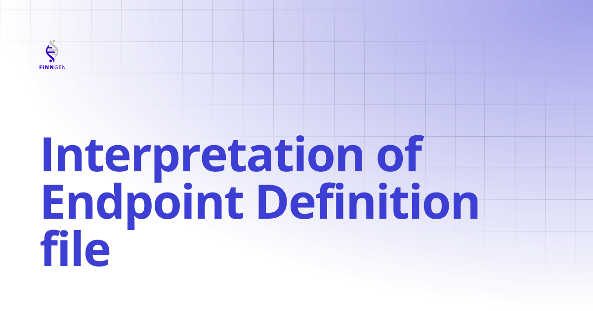 Interpretation of Endpoint Definition file | FinnGen Handbook