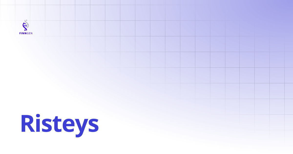 Risteys | FinnGen Handbook