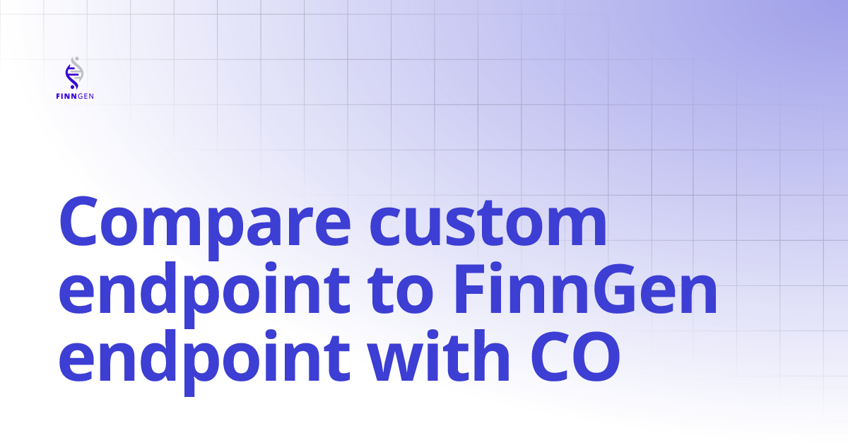 Compare custom endpoint to FinnGen endpoint with CO | FinnGen Handbook