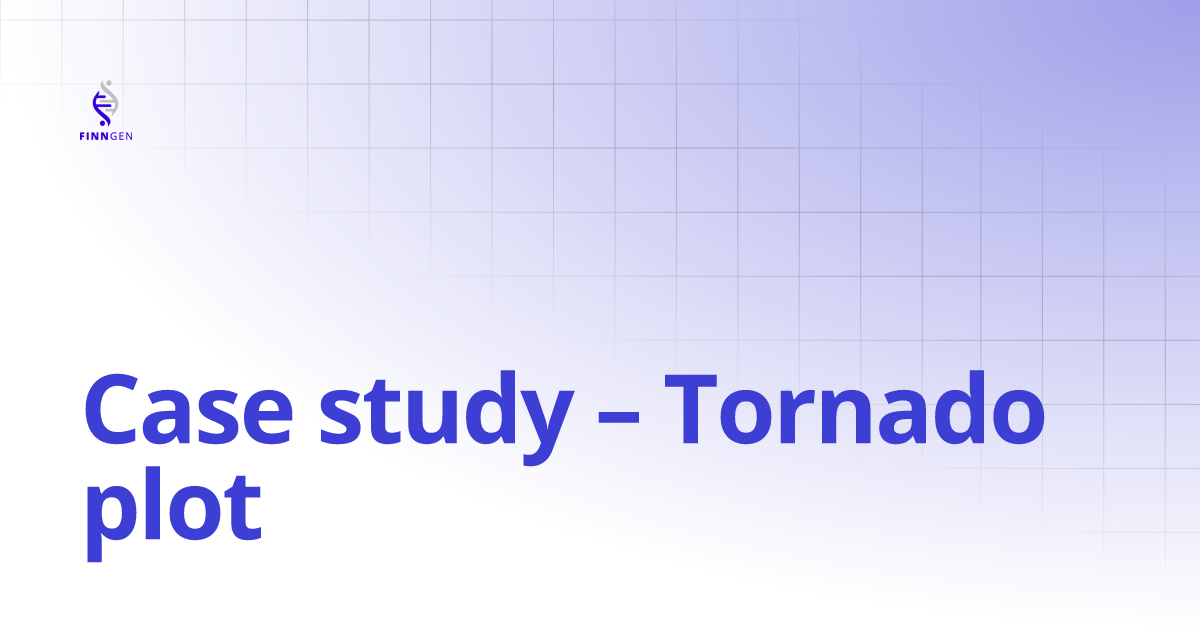 Case study – Tornado plot | FinnGen Handbook