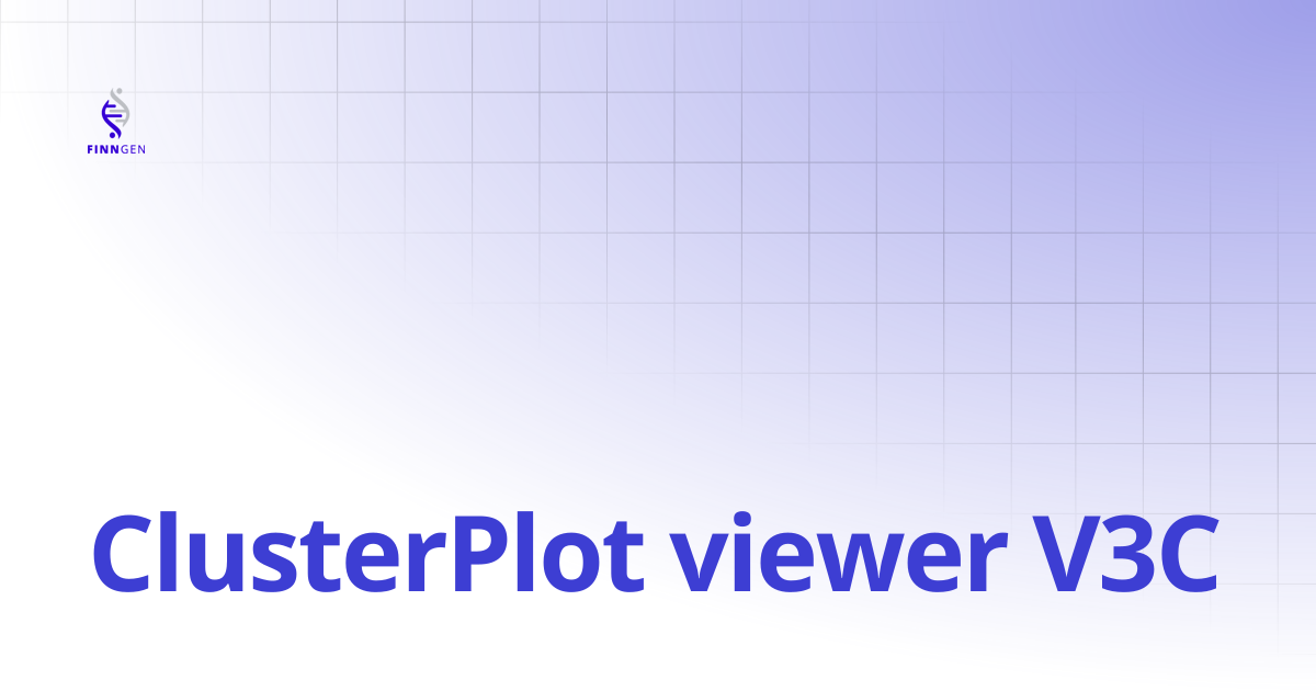 ClusterPlot viewer V3C | FinnGen Handbook