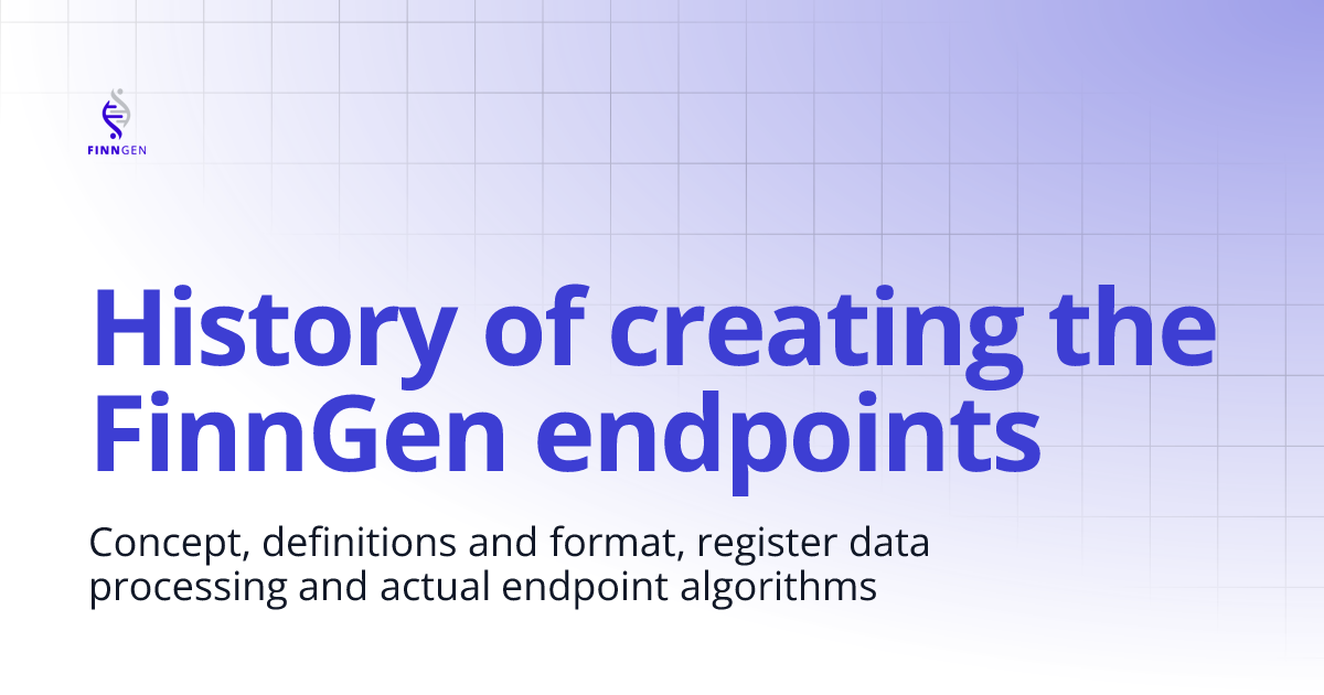 History of creating the FinnGen endpoints | FinnGen Handbook