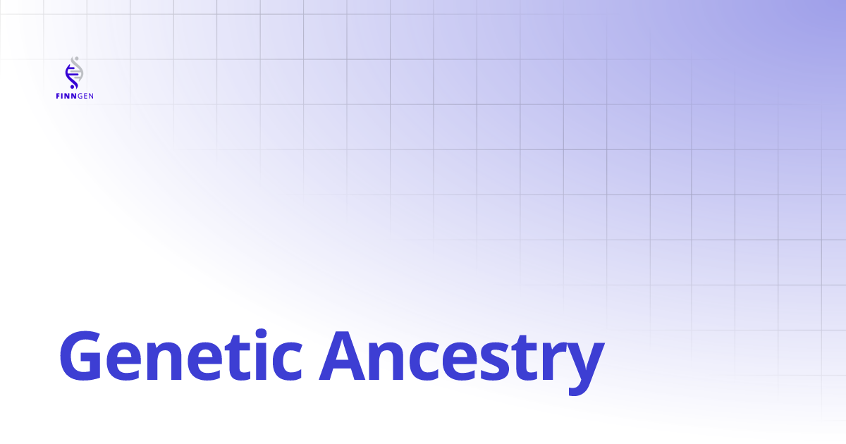 Genetic Ancestry | FinnGen Handbook